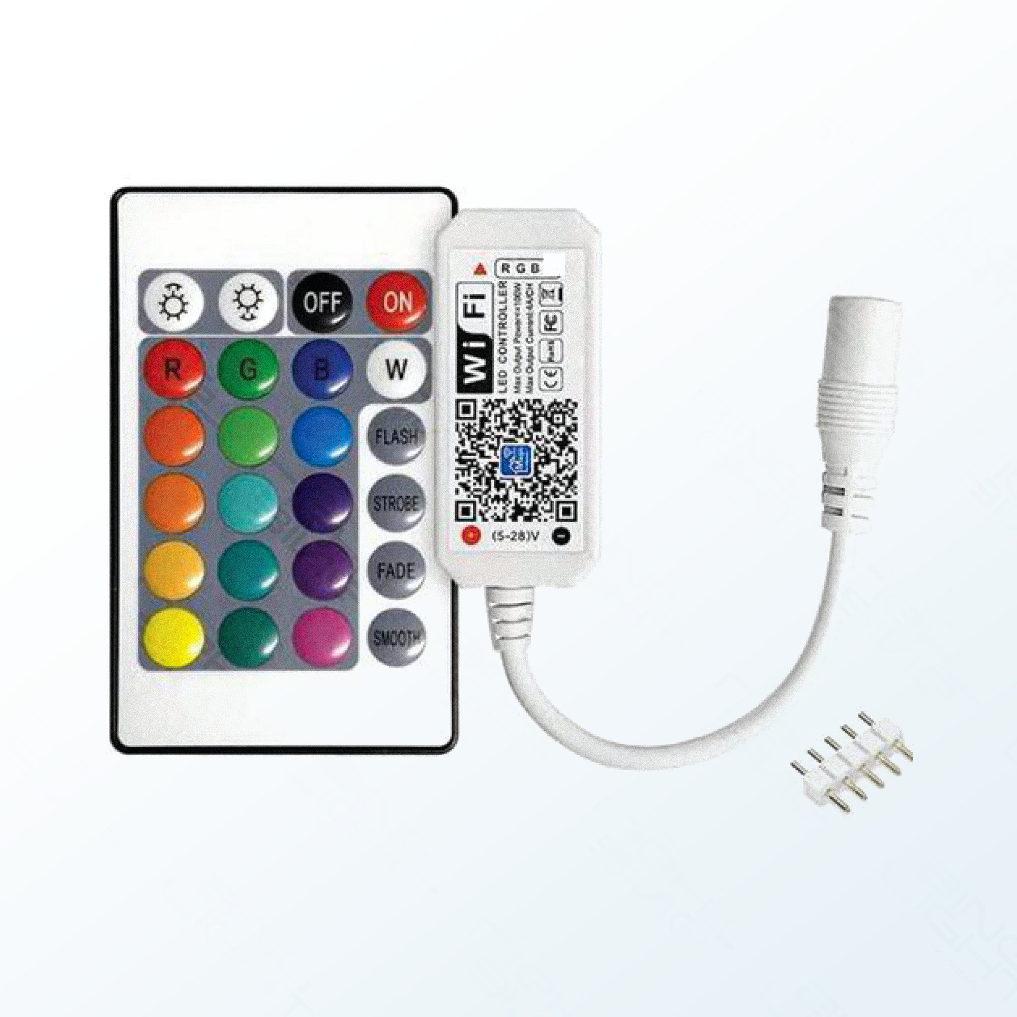 12-24V 24 Key RGB WiFi Controller – Bing Light